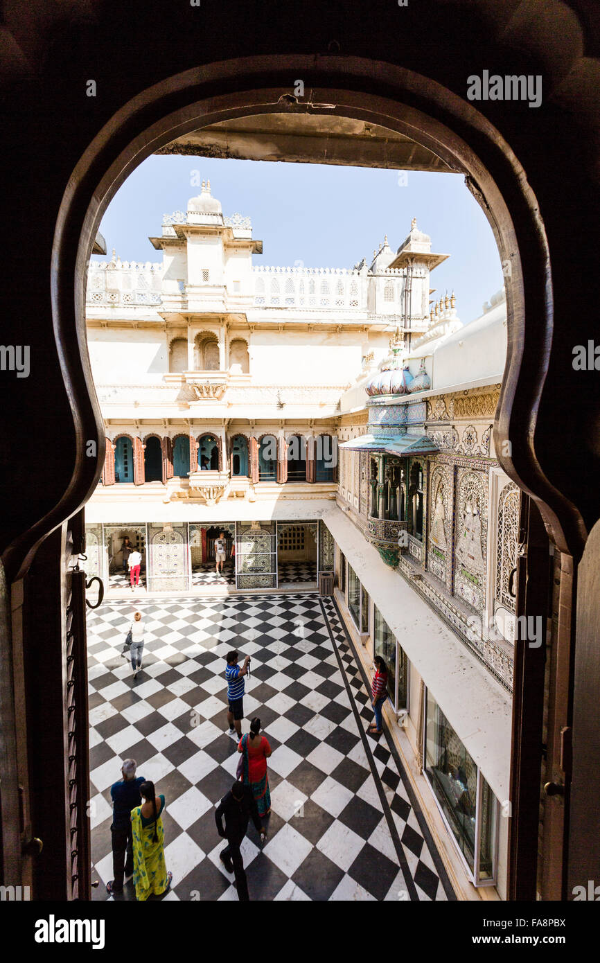 Detail of the City Palace Complex, Udaipur, Rajasthan Stock Photo - Alamy