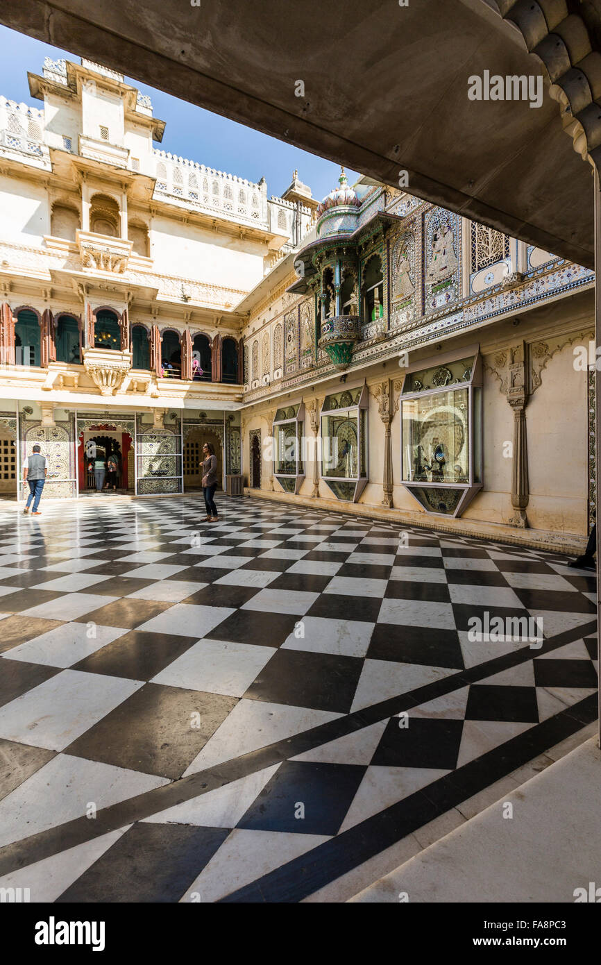 Detail of the City Palace Complex, Udaipur, Rajasthan Stock Photo - Alamy