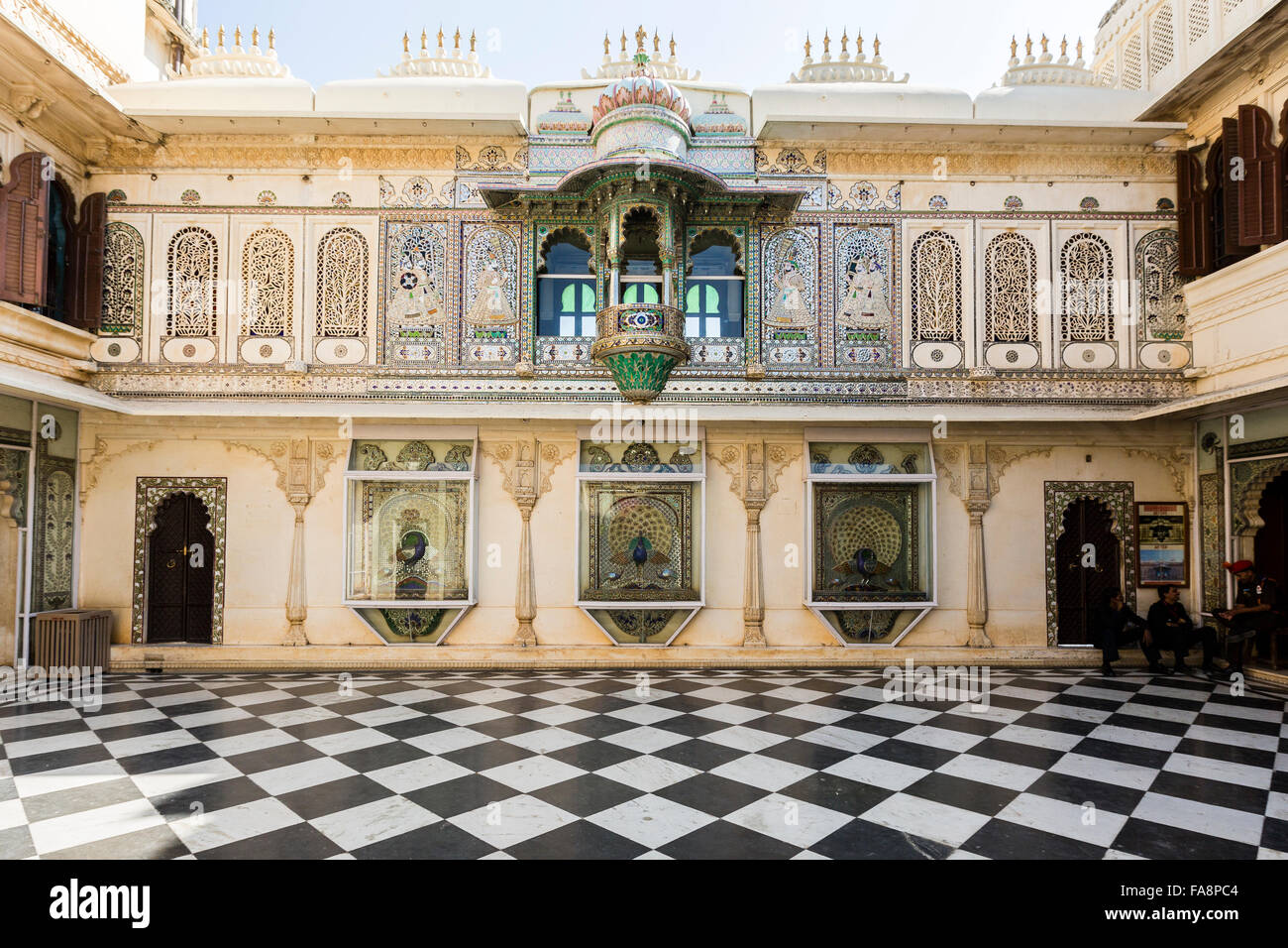 Detail of the City Palace Complex, Udaipur, Rajasthan Stock Photo - Alamy
