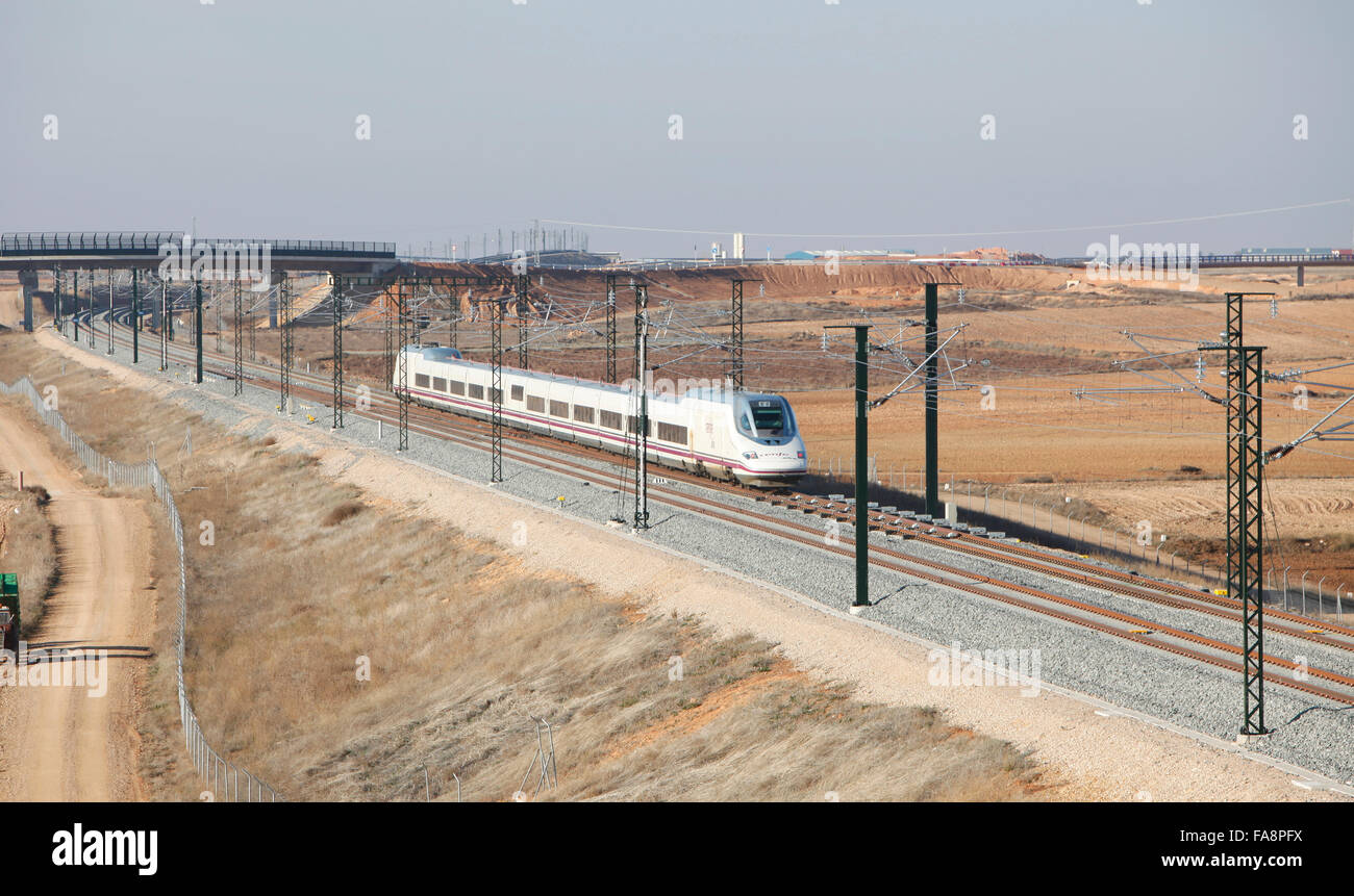 AVE, Spanish high speed train Stock Photo - Alamy