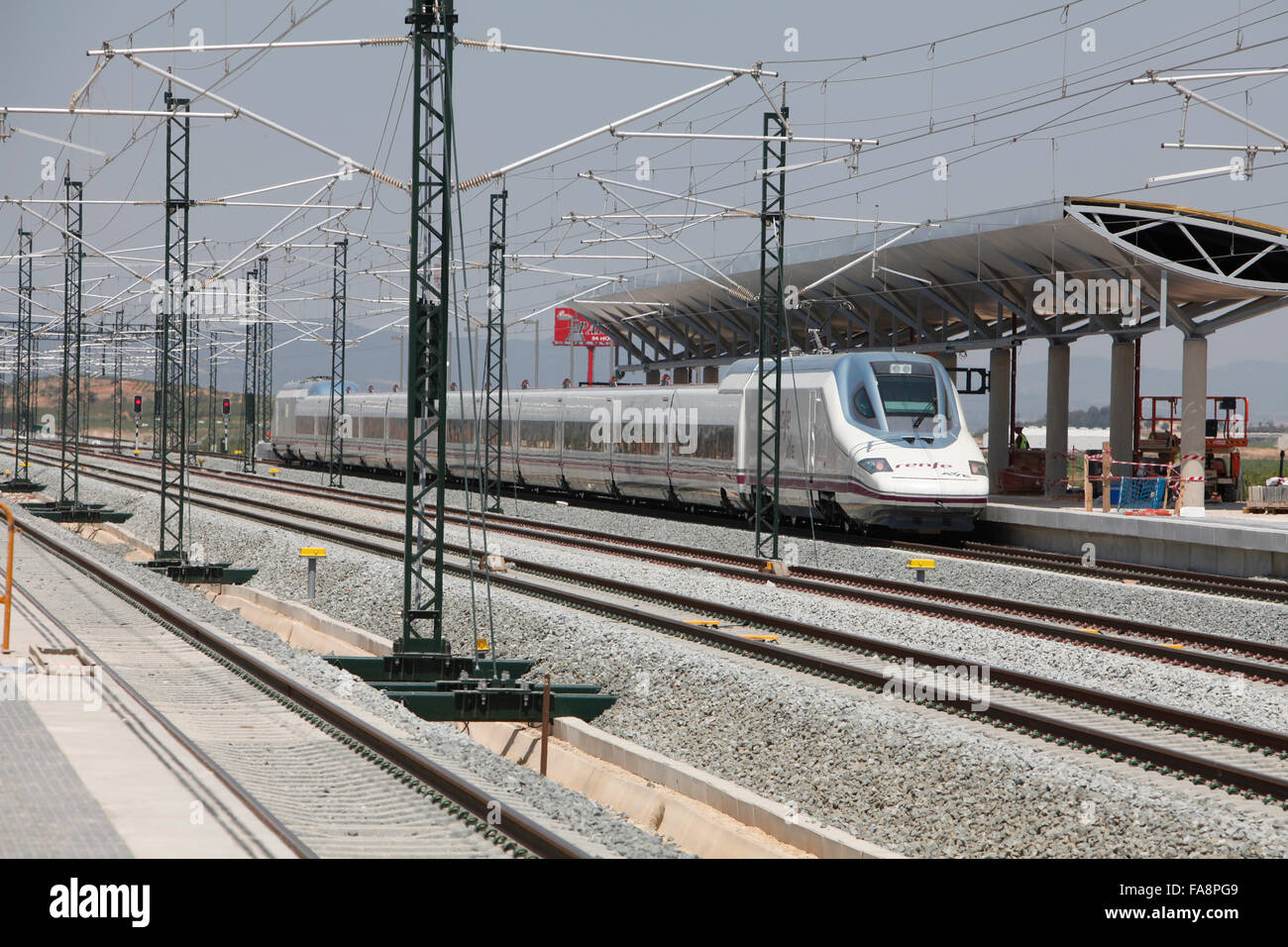 AVE, Spanish high speed train Stock Photo - Alamy