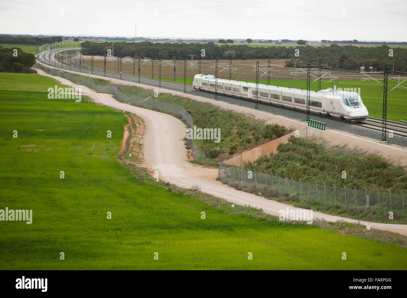 AVE, Spanish high speed train Stock Photo - Alamy