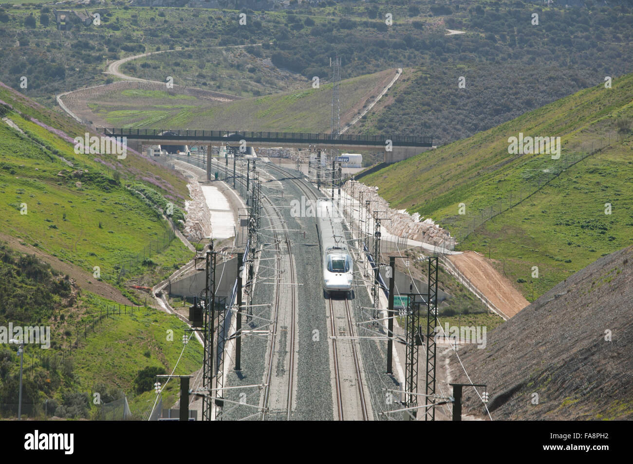 AVE, Spanish high speed train Stock Photo - Alamy