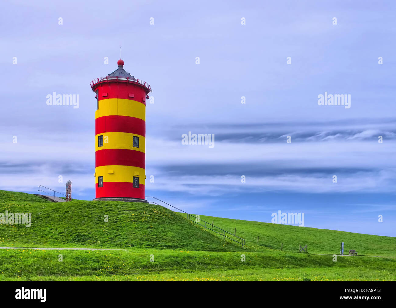 Pilsum Leuchtturm - Pilsum Lighthouse 01 Stock Photo - Alamy