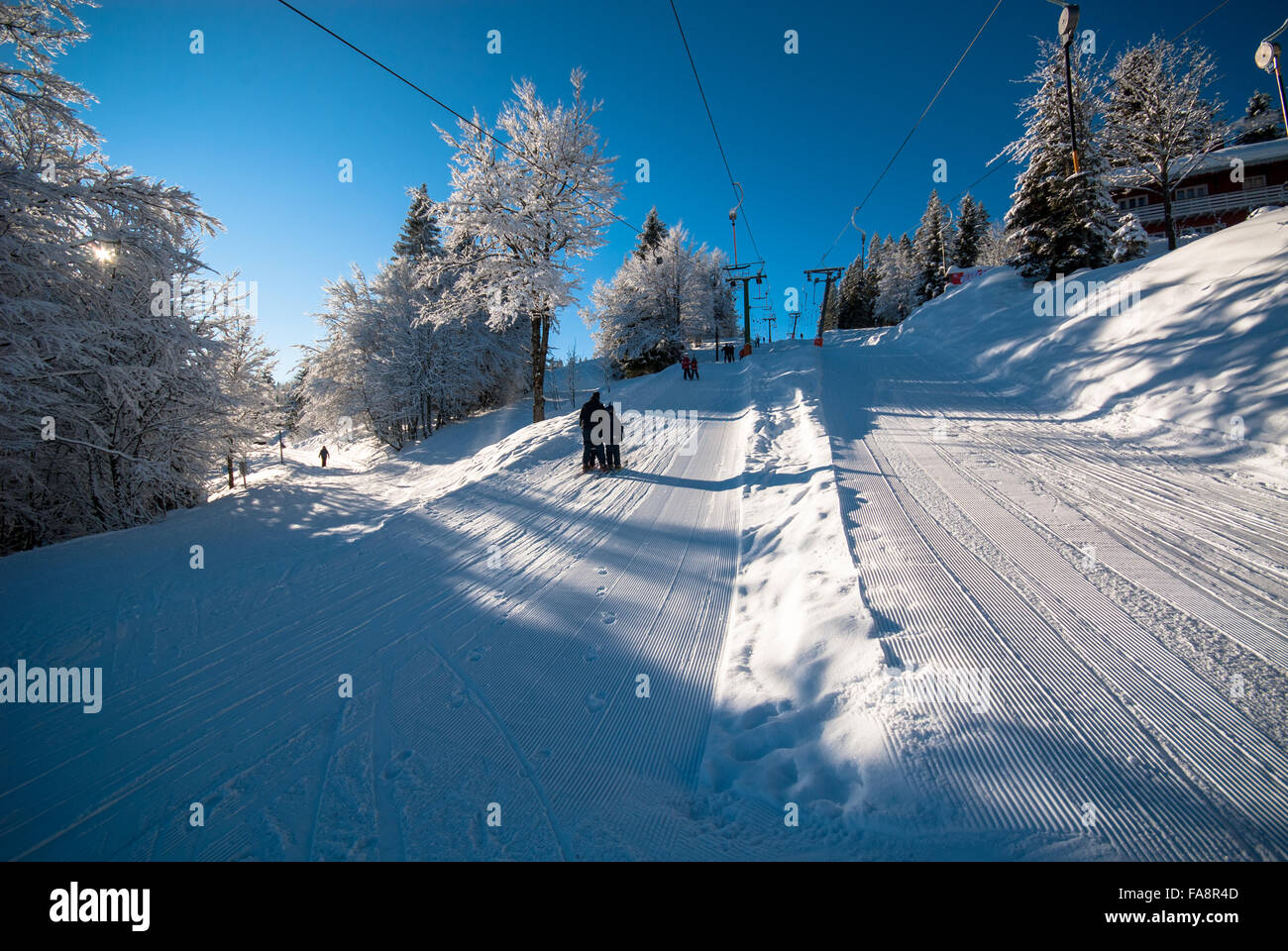 Slope skiing hi-res stock photography and images - Alamy