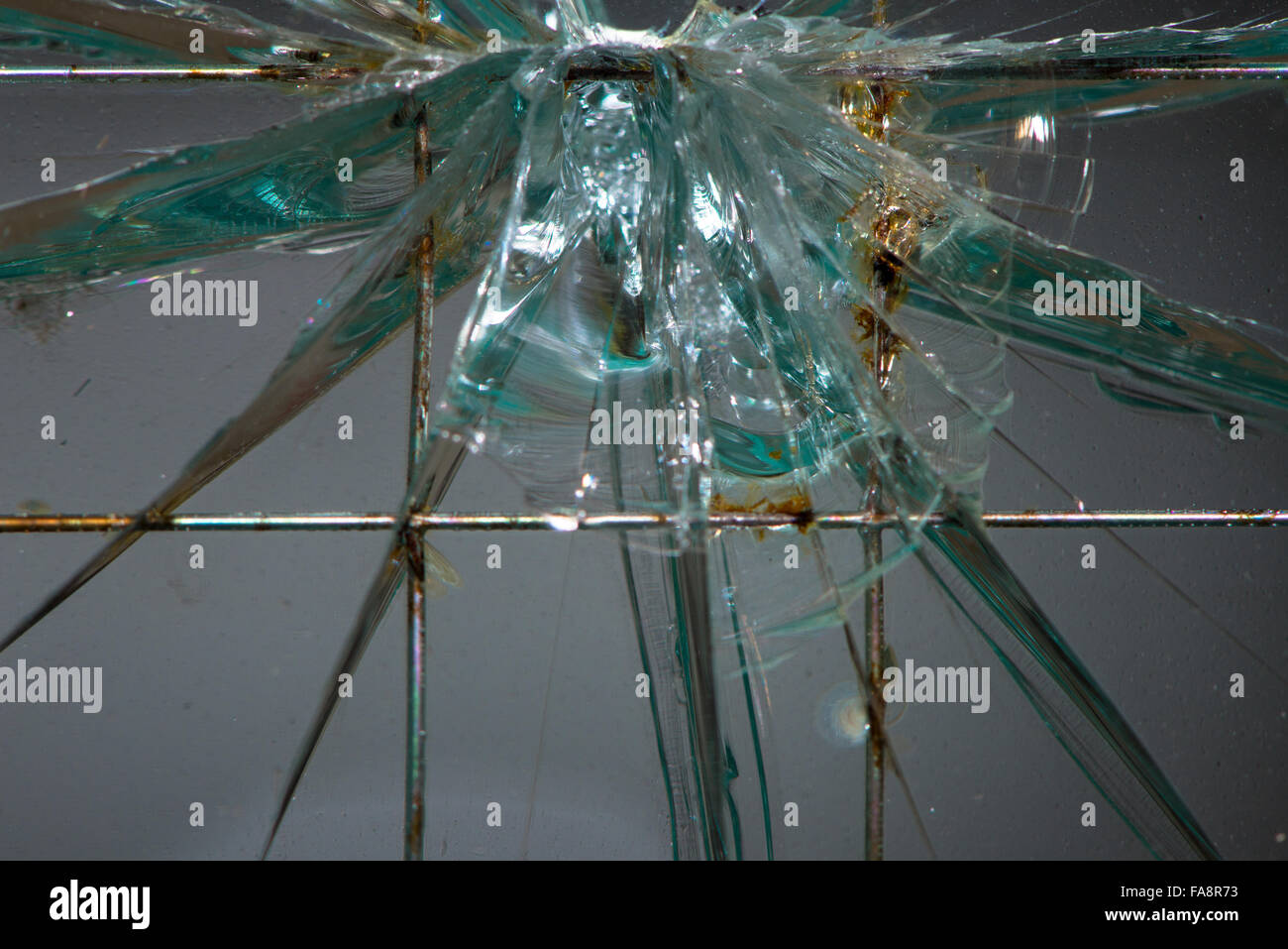 Broken glass hole hi-res stock photography and images - Alamy