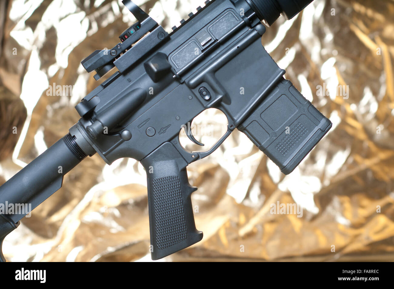 AR 15 Military rifle Stock Photo - Alamy