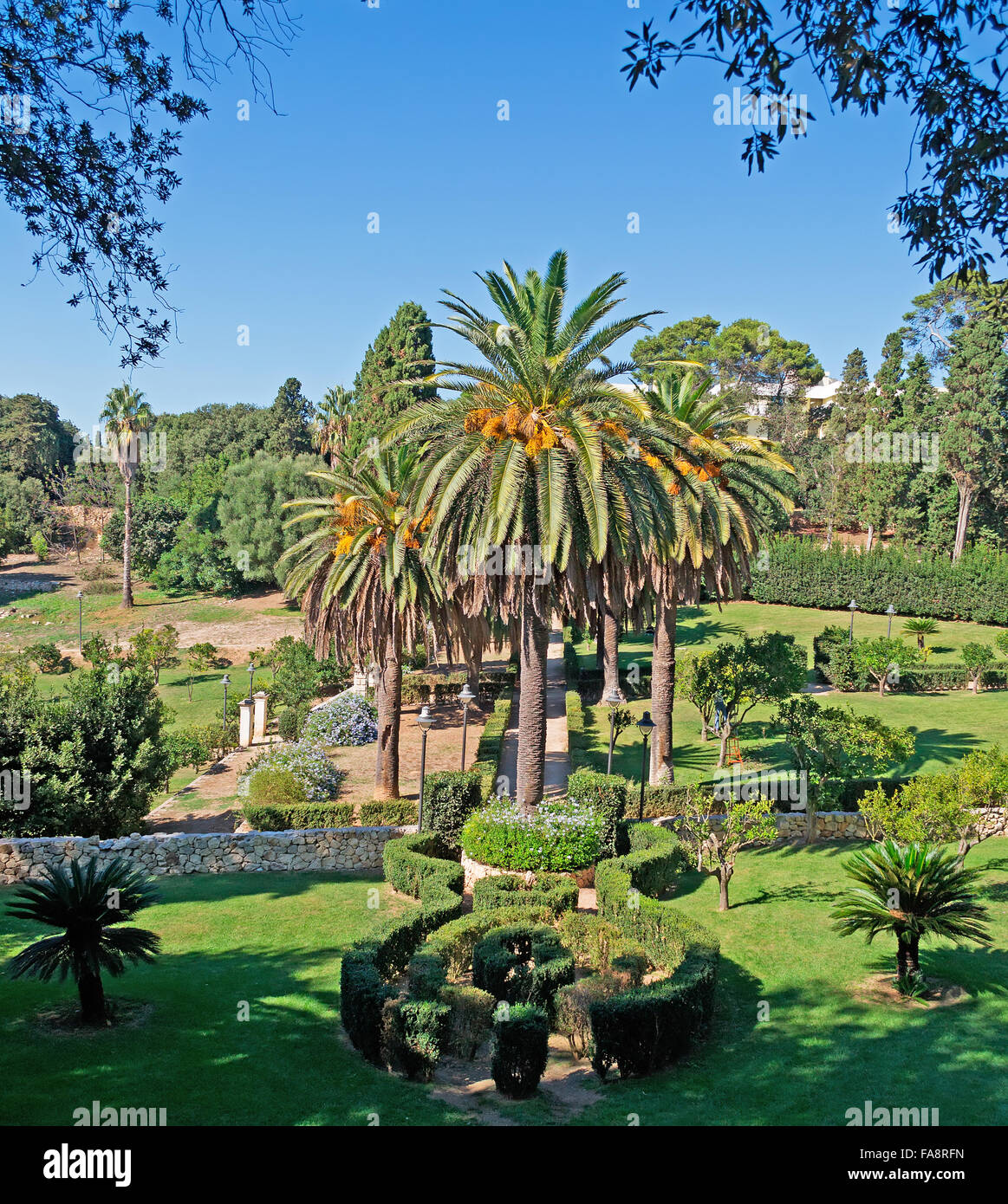 Monserrato park on a clear day Stock Photo - Alamy