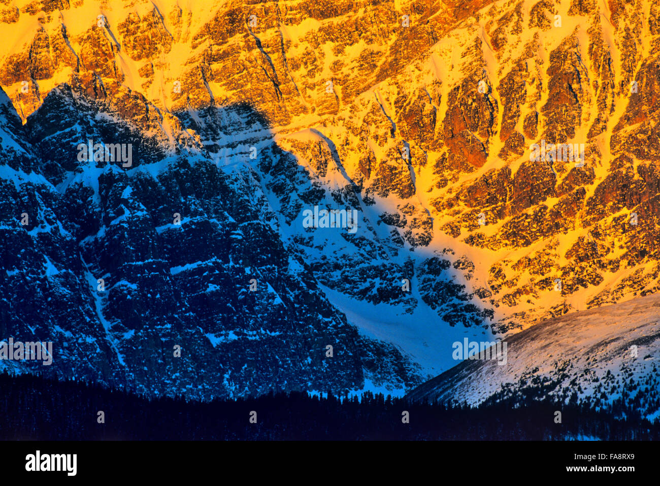 Winter in Jasper National Park, Canada Stock Photo - Alamy