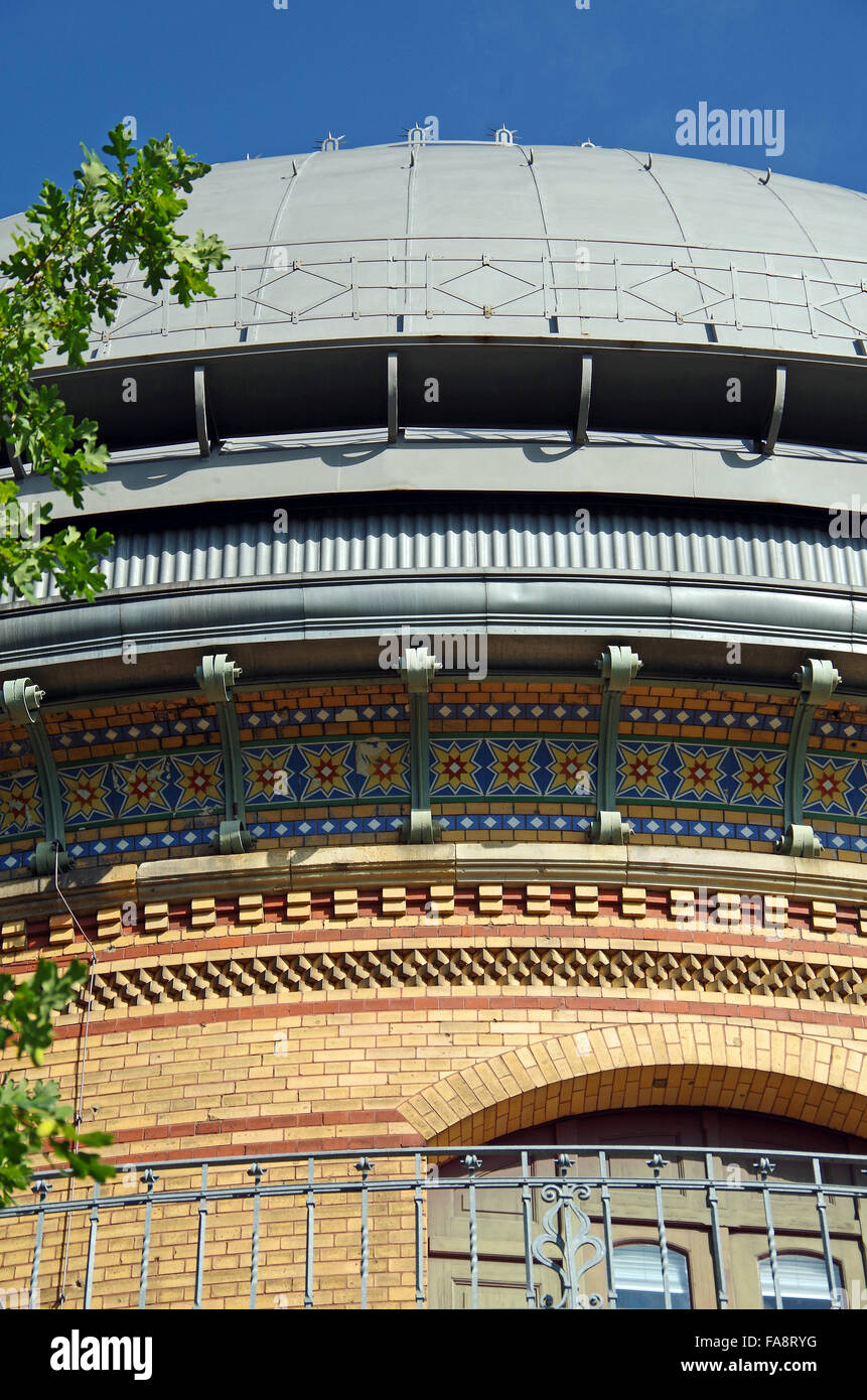 Potsdam Observatory, Details, polychrome brickwork Stock Photo - Alamy