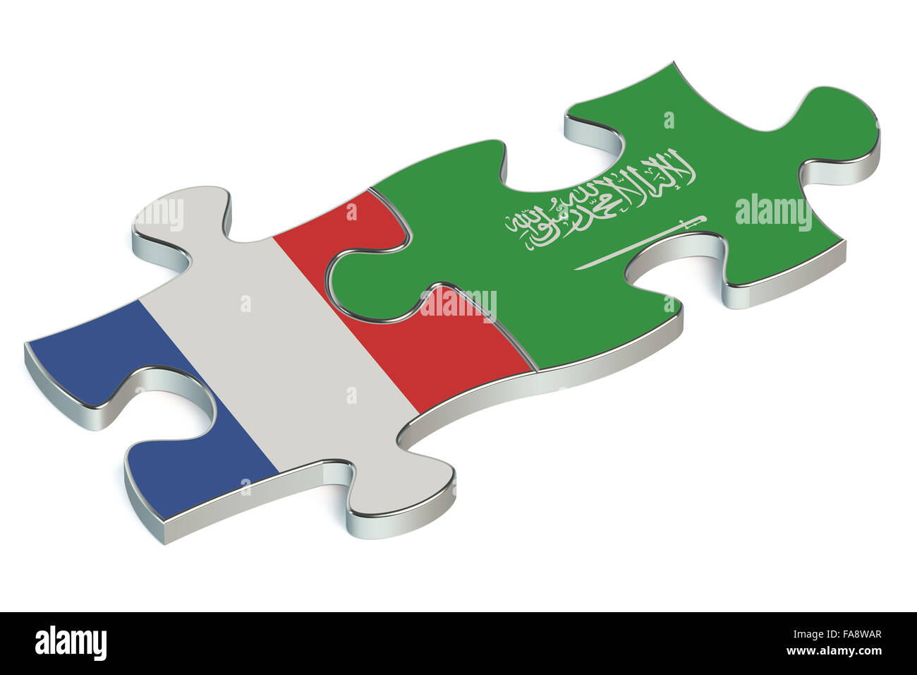 Saudi arabia france flag hi-res stock photography and images - Alamy