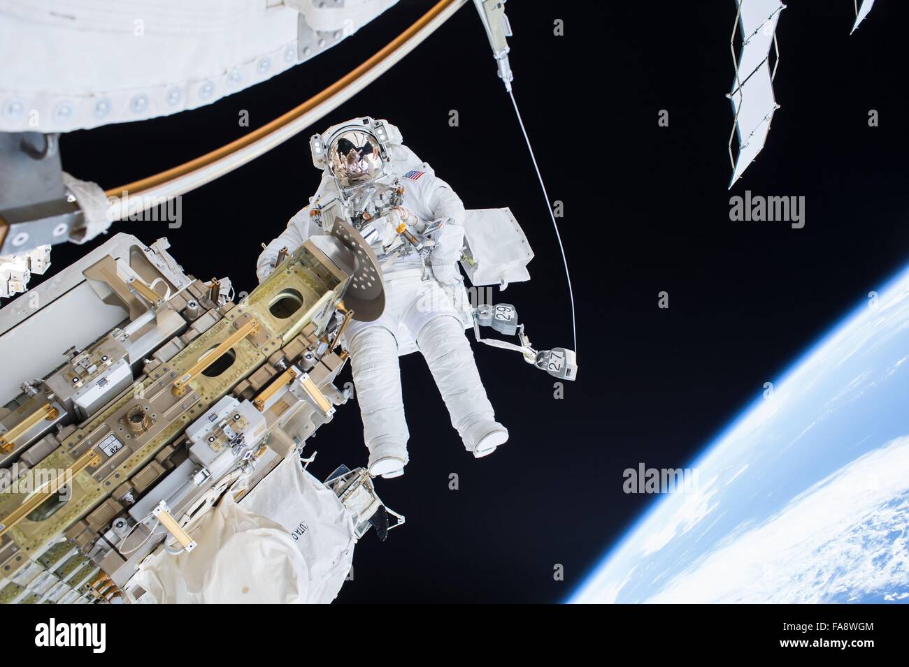 Astronauts Outside The Earth