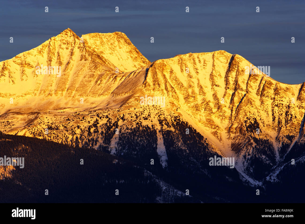 Winter in Jasper National Park, Canada Stock Photo - Alamy