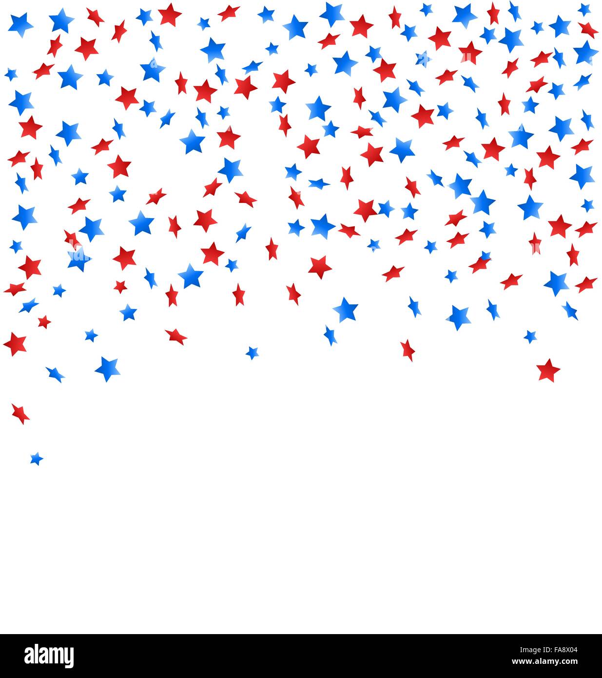 Confetti in colors american flag hi-res stock photography and images ...