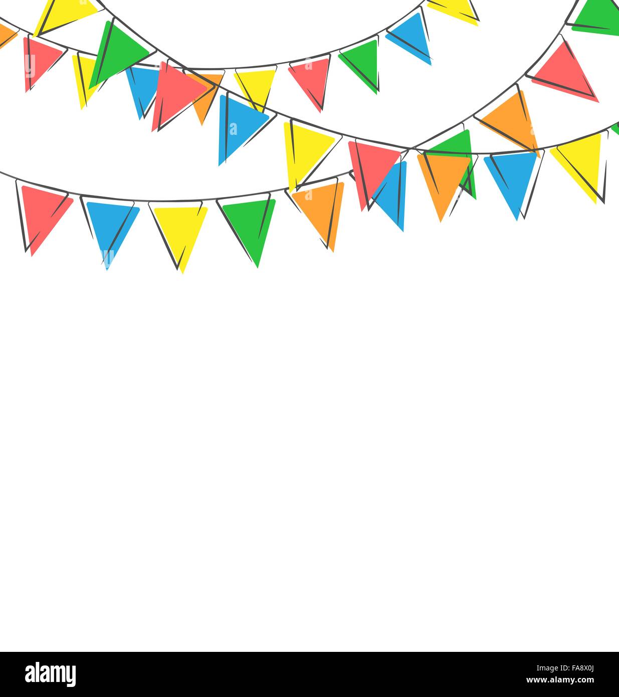 hand-drawn buntings isolated on white Stock Vector Image & Art - Alamy