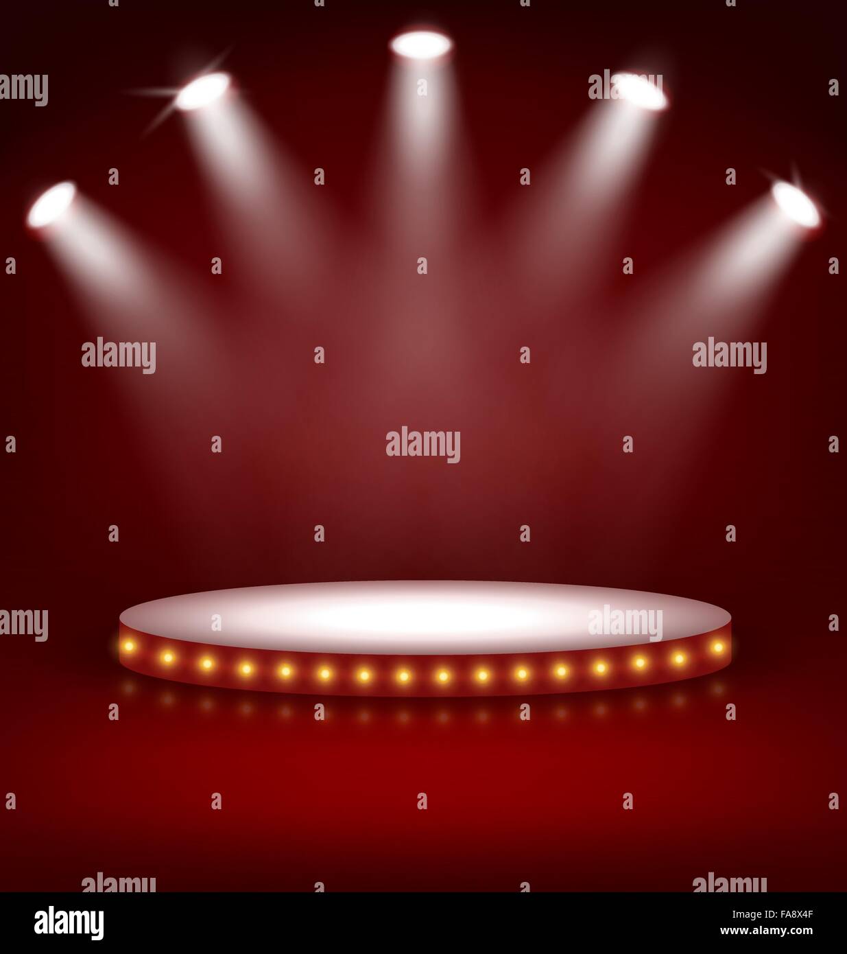Stage lamps Stock Vector Images - Alamy