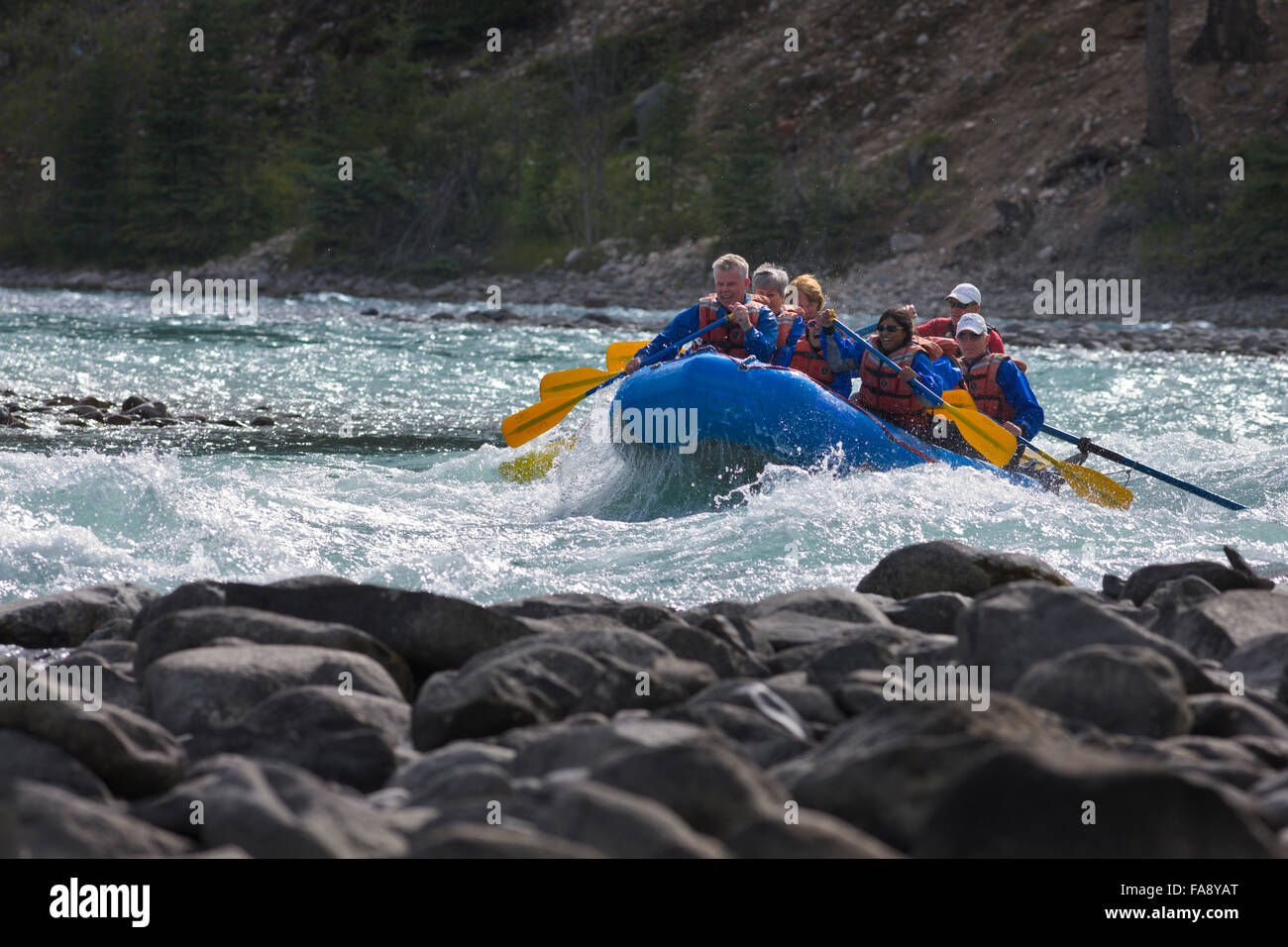 Athabasca river rafting hi-res stock photography and images - Alamy