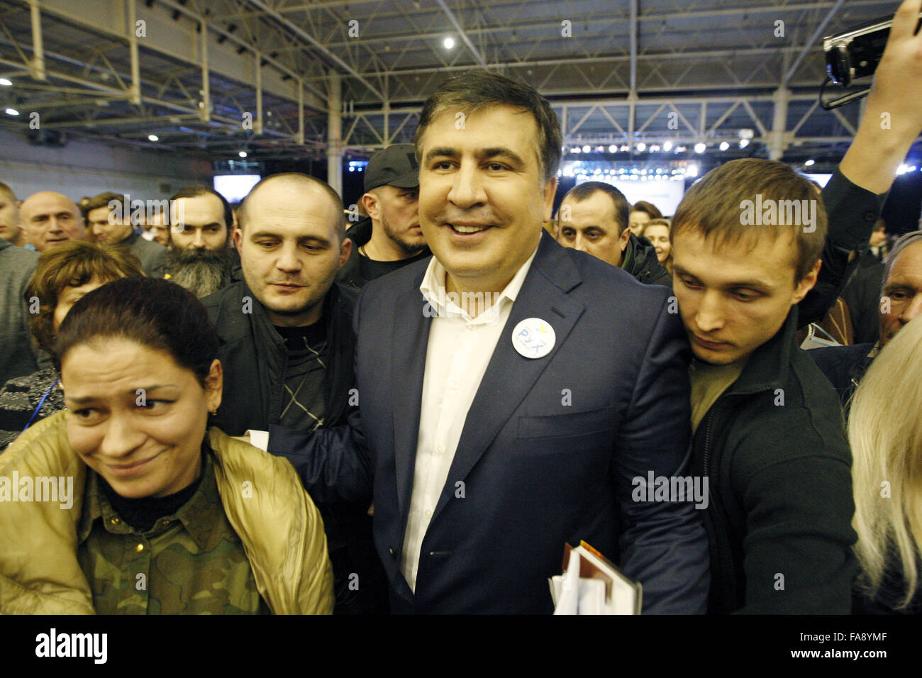 Kiev, Ukraine. 23rd Dec, 2015. The governor of the Odessa region, and ...