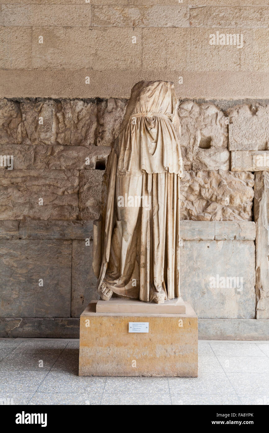 Statue by sculptor Eupranor, originally from the temple of Apollo ...