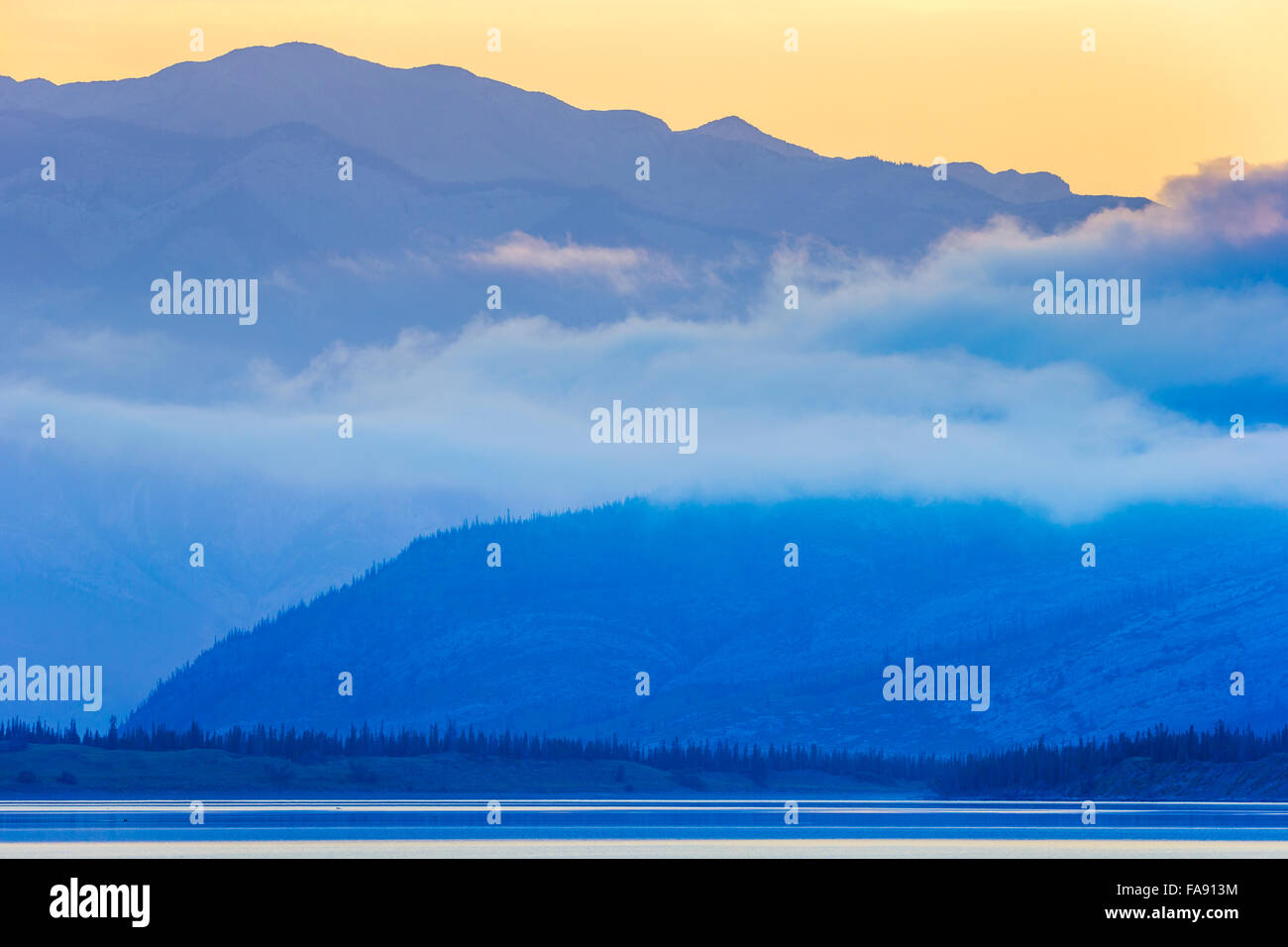 Talbot Lake sunrise, Jasper National Park Stock Photo - Alamy