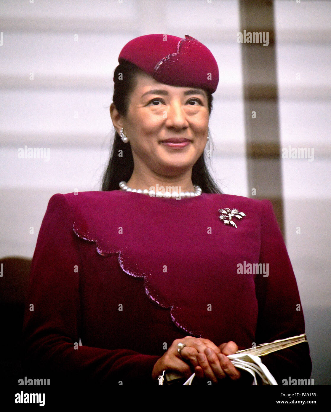 Tokyo, Japan. 23rd Dec, 2015. Princess Masako, wife of Japans Crown ...