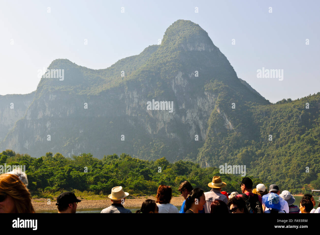Li River,Karst Mountain Peaks,River Boats,Green 980 foot peaks,Guilin ...