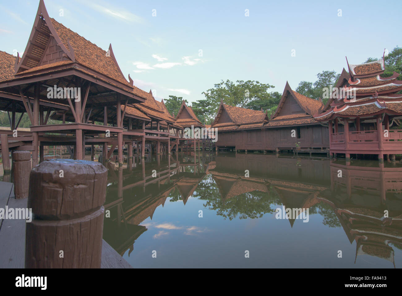 The eastern Temples and palace in Ancient City theme park,Thailand ...