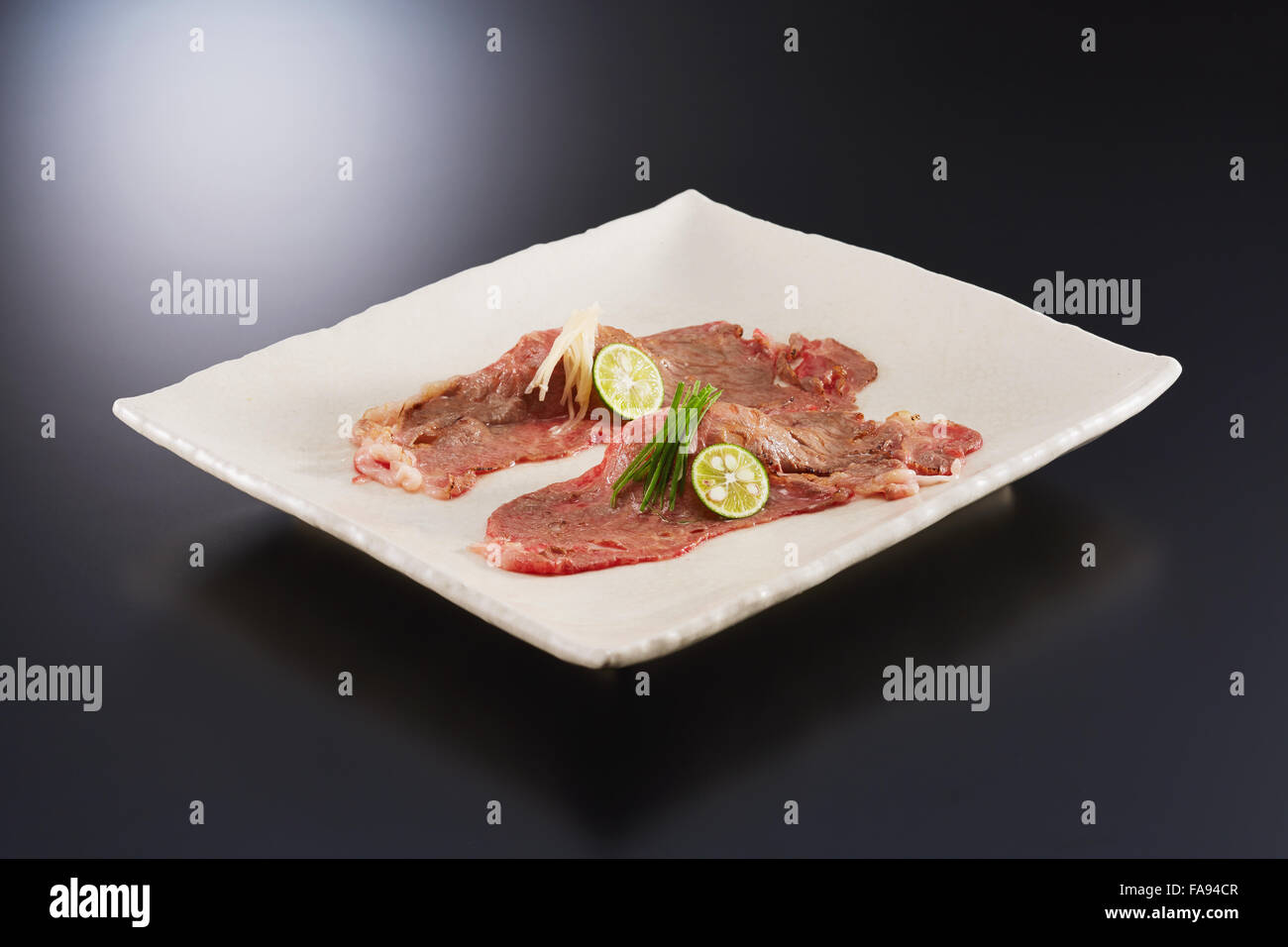 Japanese-style roasted beef Stock Photo - Alamy