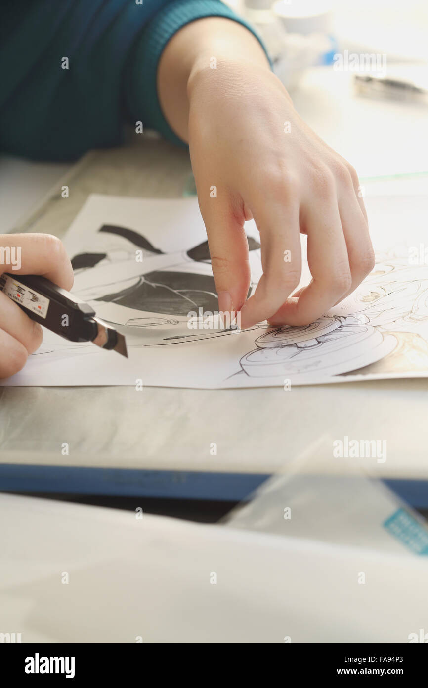 Cartoon artist studio hi-res stock photography and images - Alamy