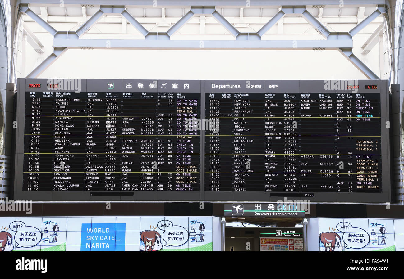 Airport flight board Stock Photo - Alamy