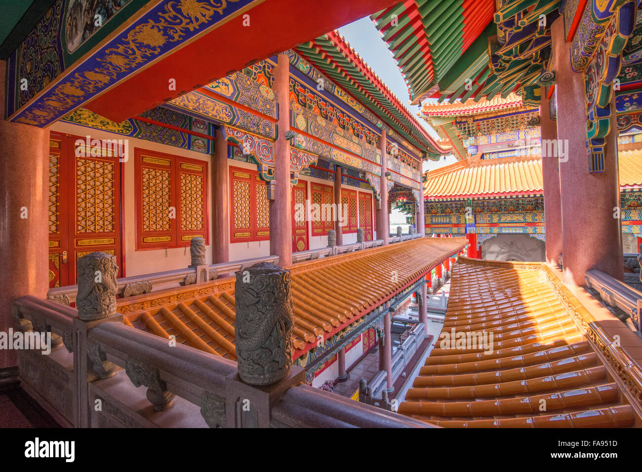 The eastern Temples and palace in Asia City theme park,china Stock ...