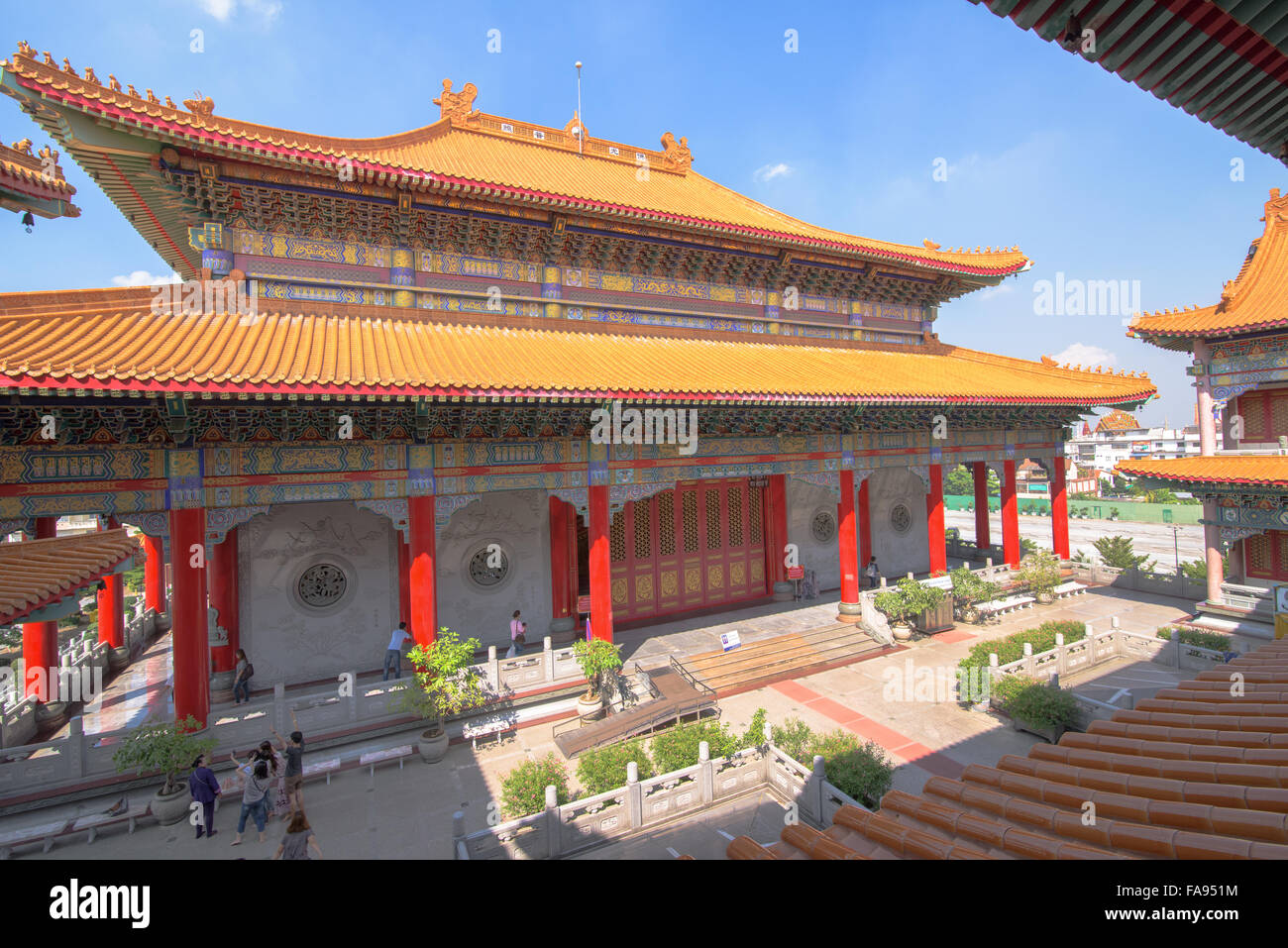 The eastern Temples and palace in Asia City theme park,china Stock ...