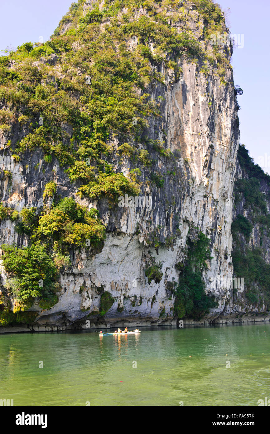 Li River,Karst Mountain Peaks,River Boats,Green 980 foot peaks,Guilin ...