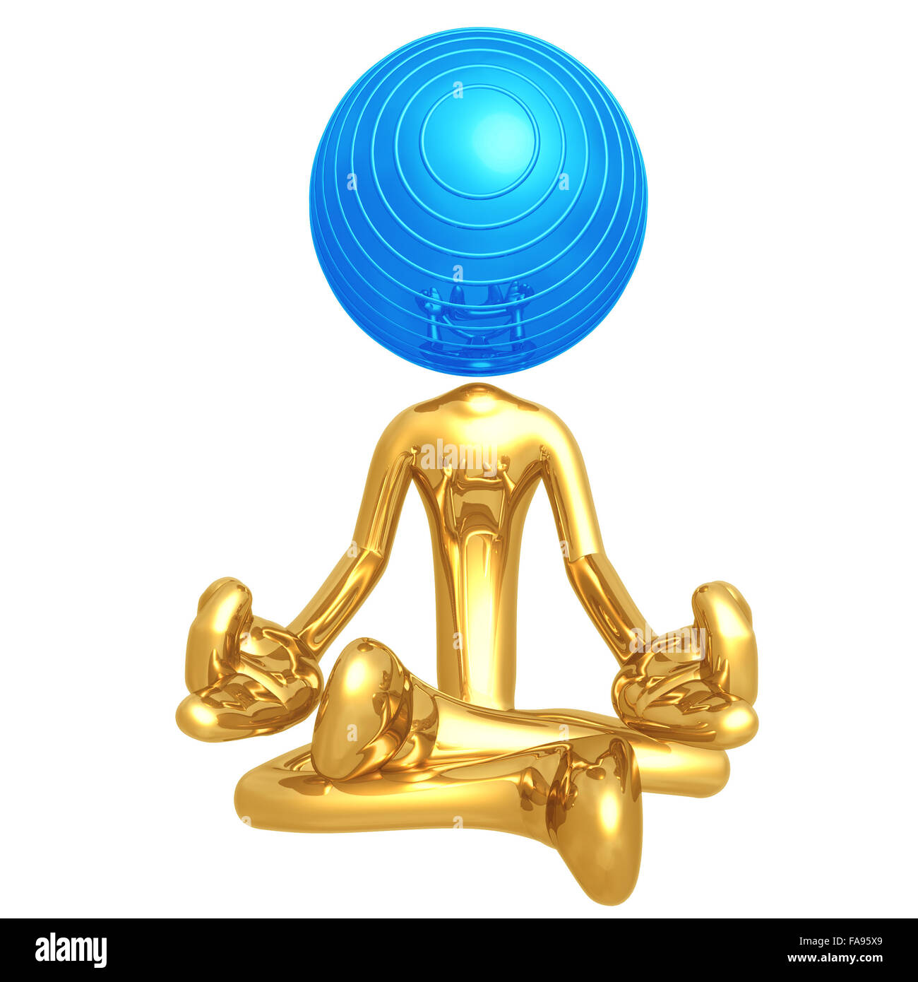 Yoga Pilates Physio Ball Stock Photo - Alamy