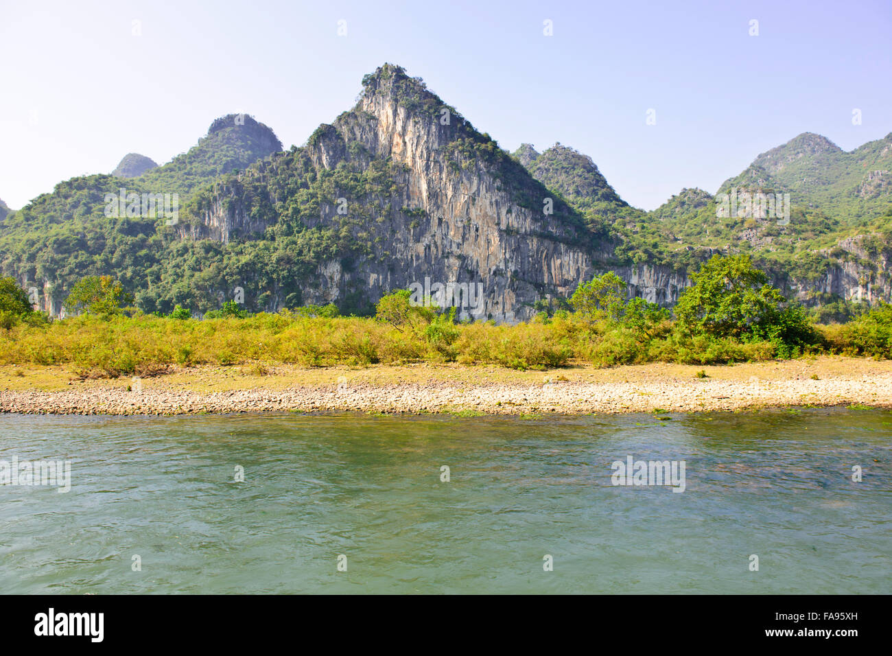 Li River,Karst Mountain Peaks,River Boats,Green 980 foot peaks,Guilin ...