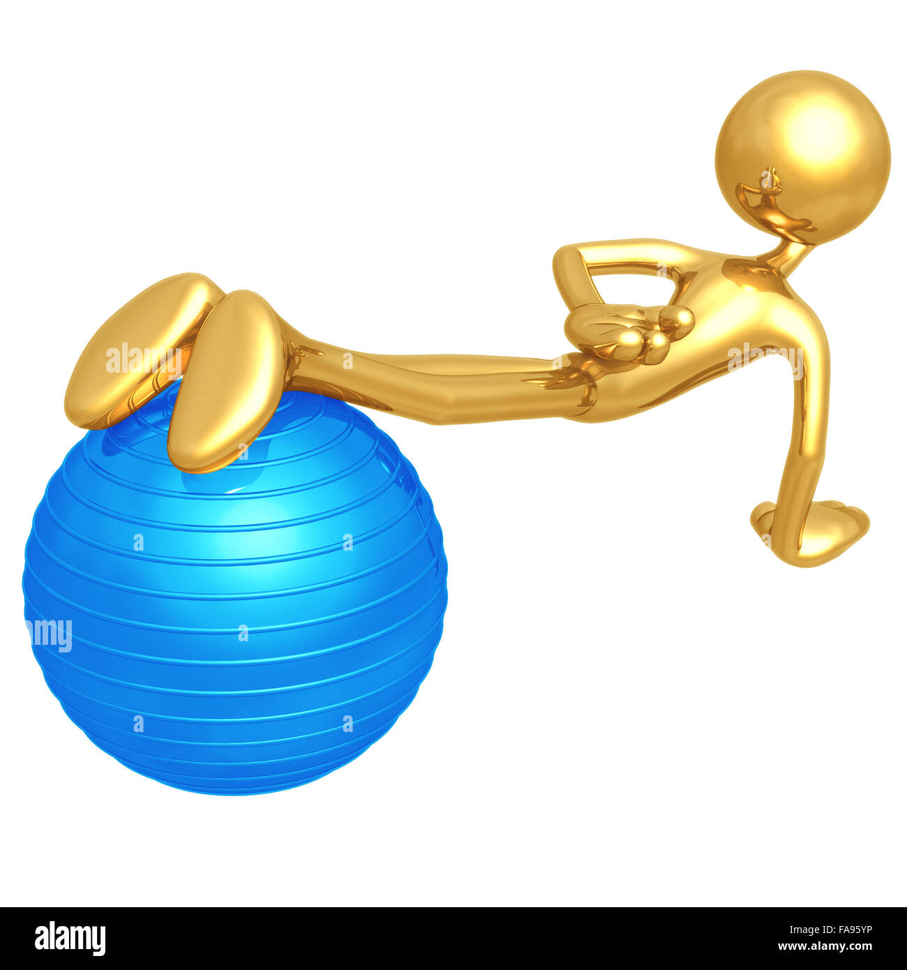 Yoga Pilates Physio Ball Stock Photo - Alamy