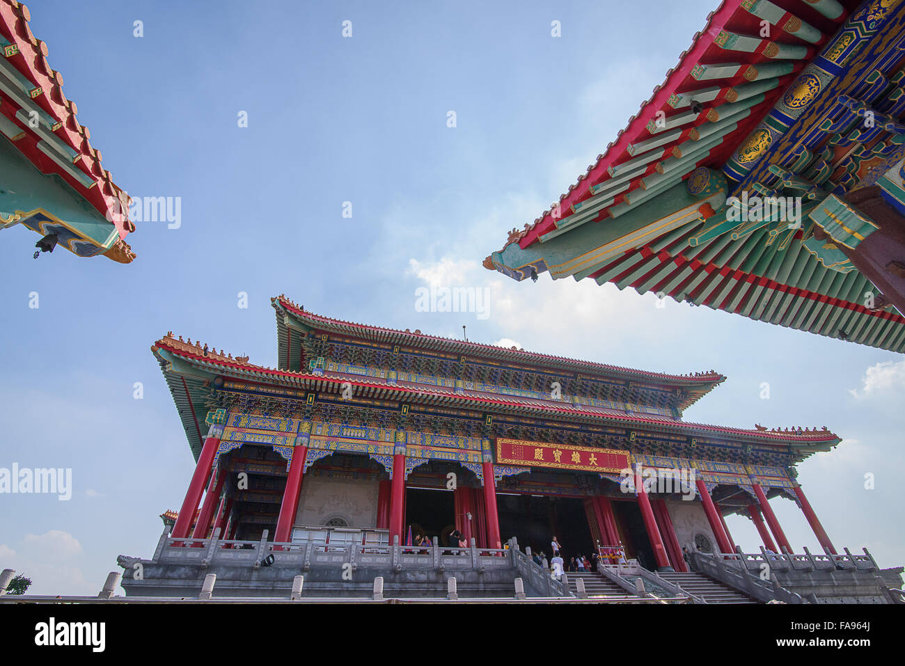 The eastern Temples and palace in Asia City theme park,china Stock ...