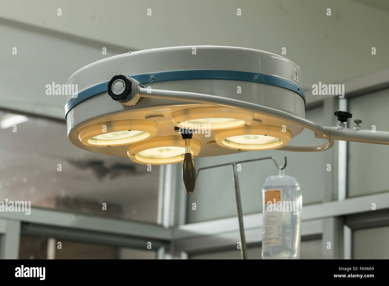 Surgical lamps in operation room Stock Photo - Alamy
