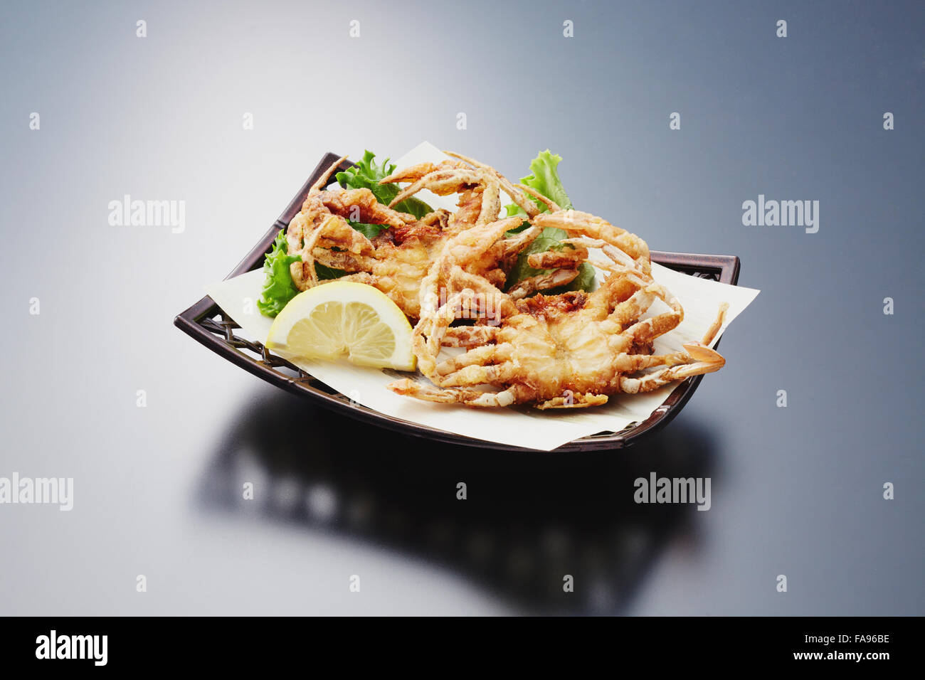Japanese-style fried crab Stock Photo - Alamy