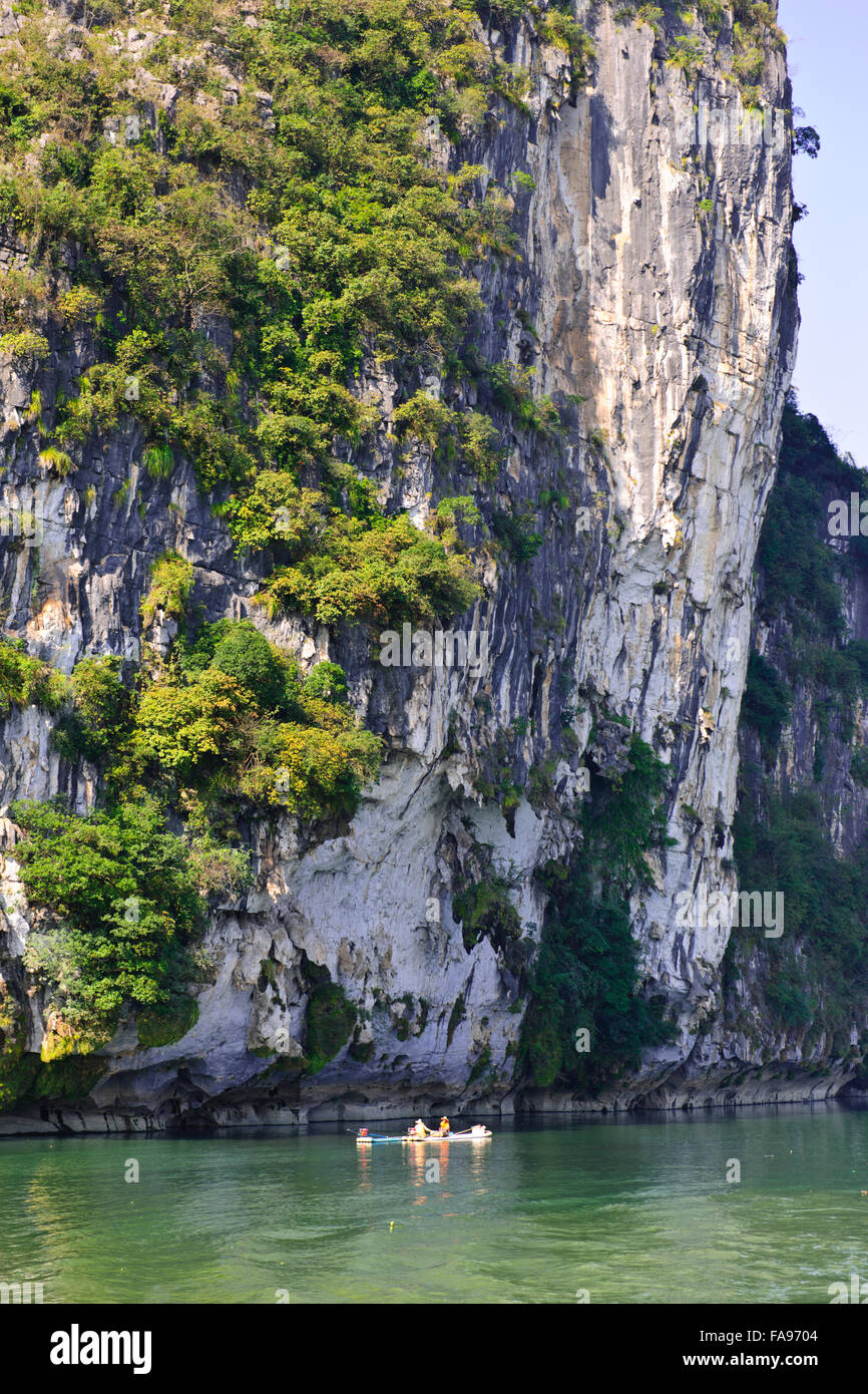 Li River,Karst Mountain Peaks,River Boats,Green 980 foot peaks,Guilin ...