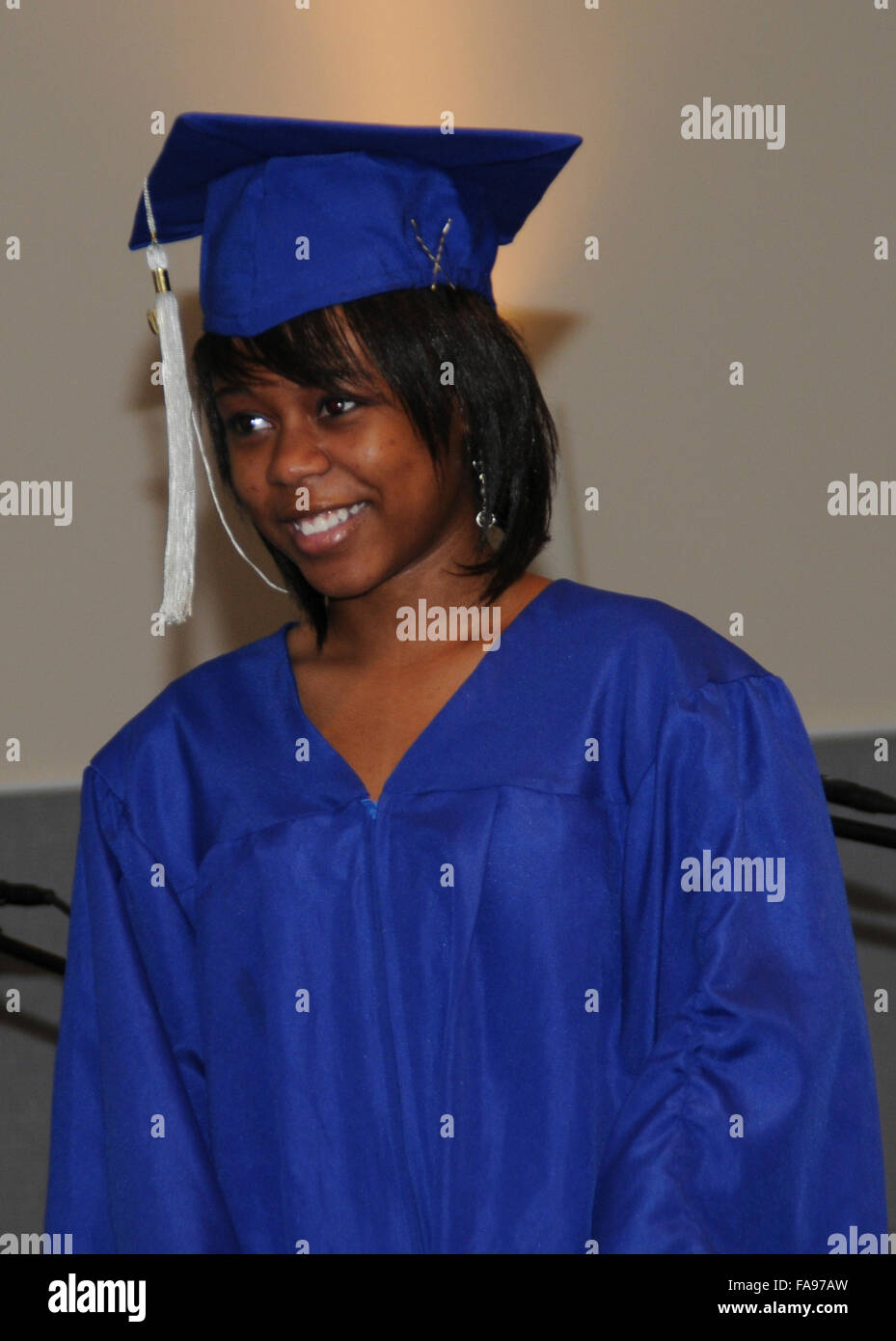 A happy high school graduate Stock Photo - Alamy