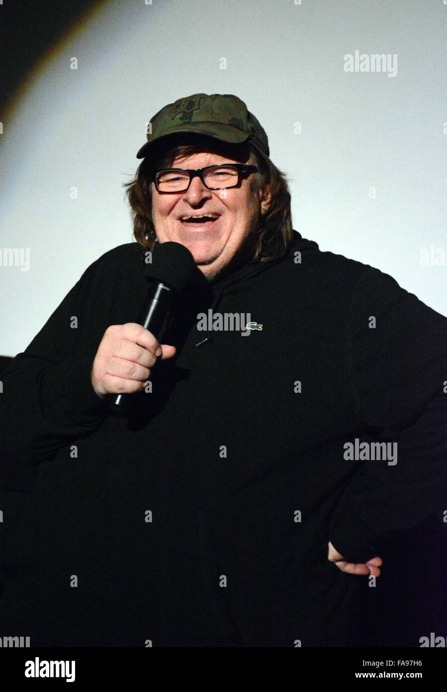 New York, NY, USA. 23rd Dec, 2015. Michael Moore at arrivals for WHERE ...
