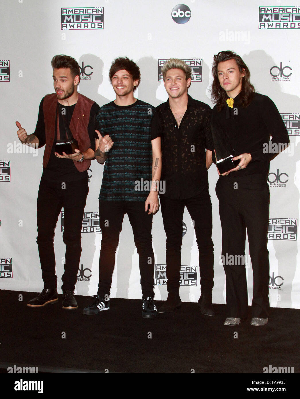 American Music Awards 2015 - Press Room held at Microsoft Theatre ...