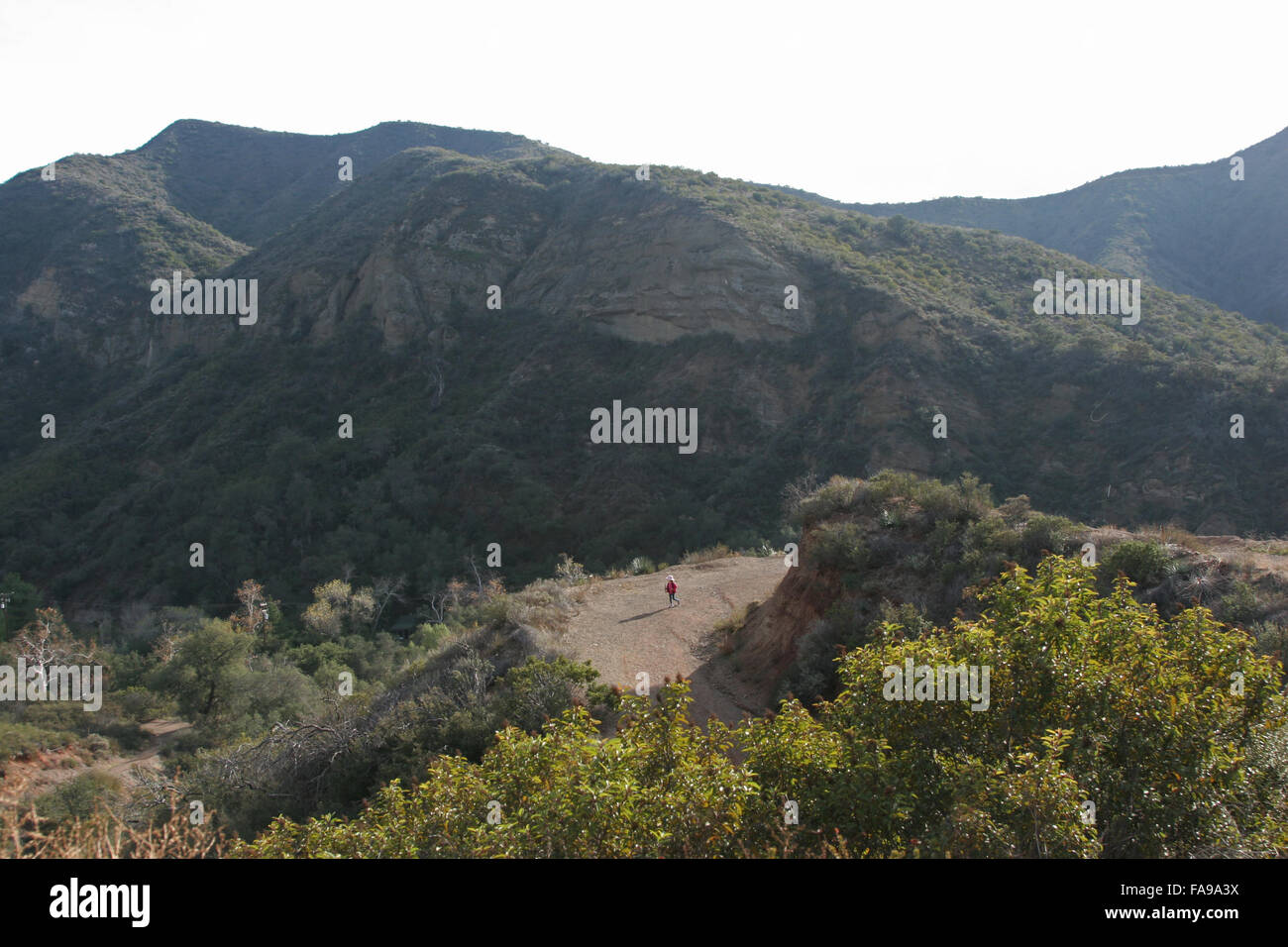 hiker Modjeska Canyon CA Stock Photo - Alamy