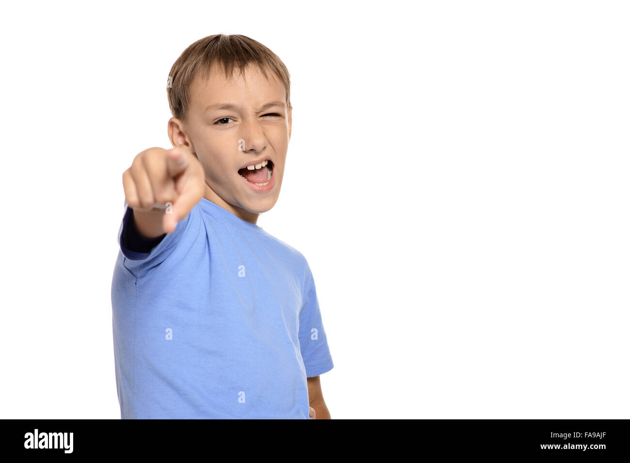 Portrait of a teenage boy Stock Photo - Alamy