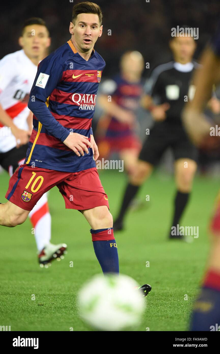 Kanagawa, Japan. 20th Dec, 2015. Lionel Messi (Barcelona) Football ...