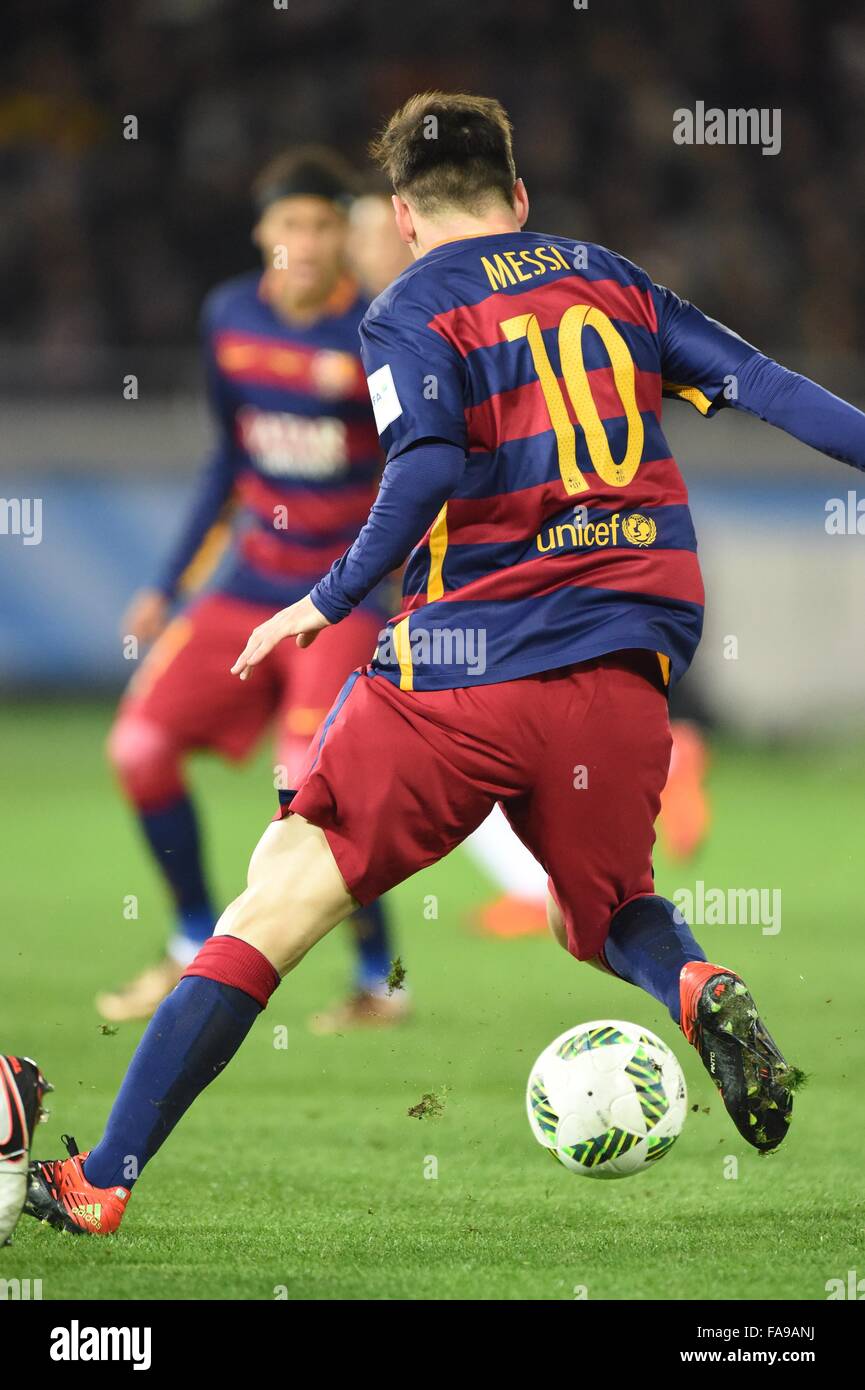Kanagawa, Japan. 20th Dec, 2015. Lionel Messi (Barcelona) Football ...