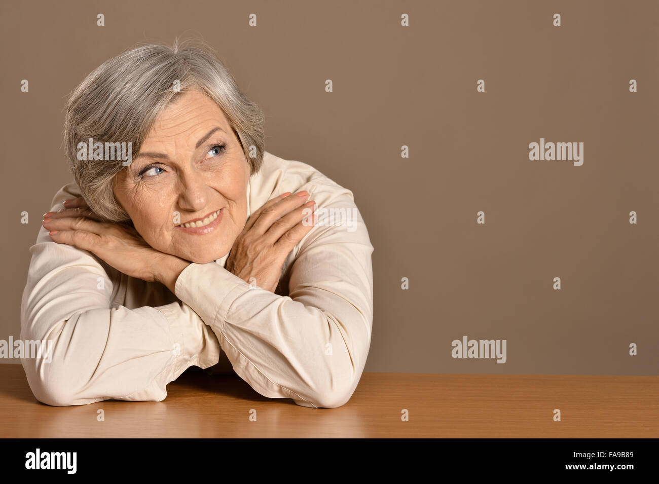 Older woman at home Stock Photo - Alamy
