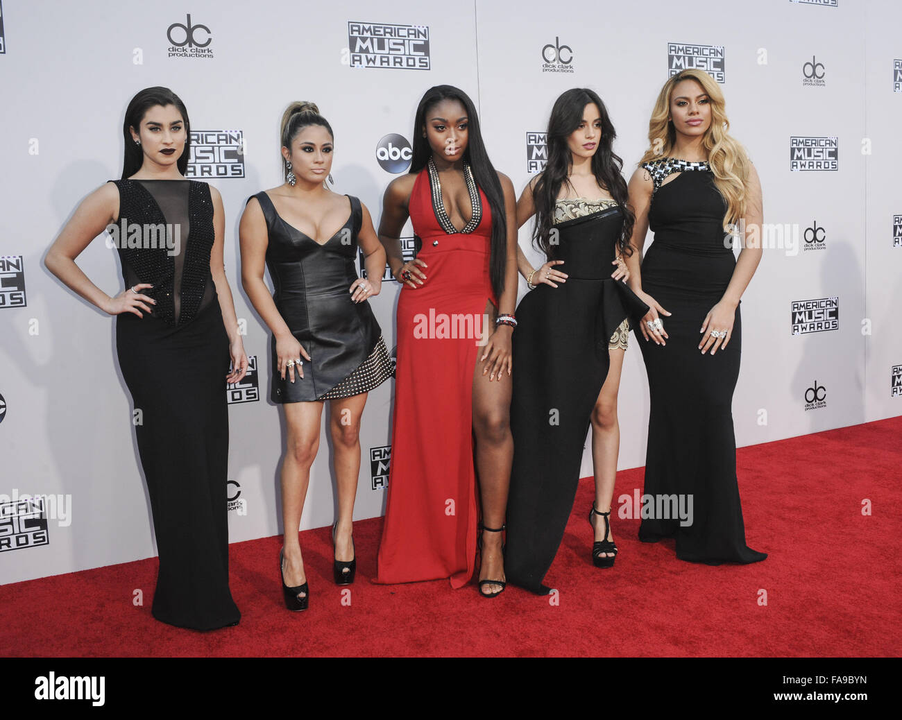 The 2015 American Music Awards Arrivals Featuring: Fifth Harmony Where ...
