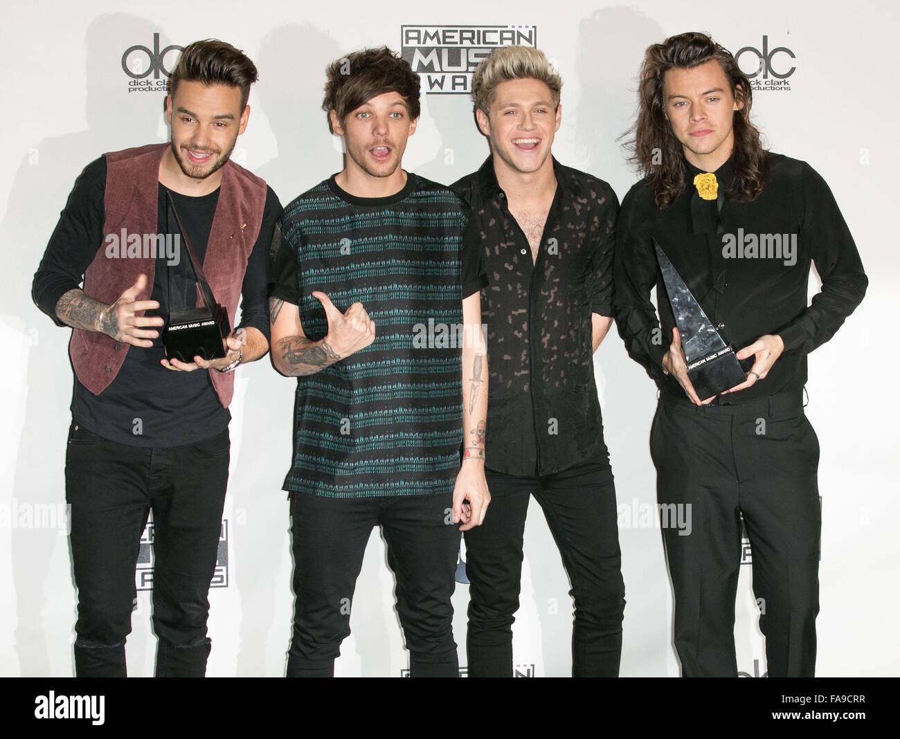 Celebrities attend 2015 American Music Awards at Microsoft Theater ...